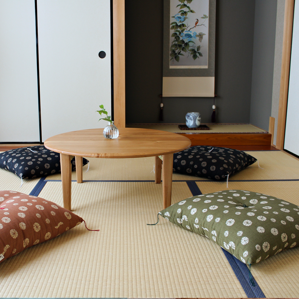 Kyoto Zabuton Cushion | Japanese Pattern – Takaokaya